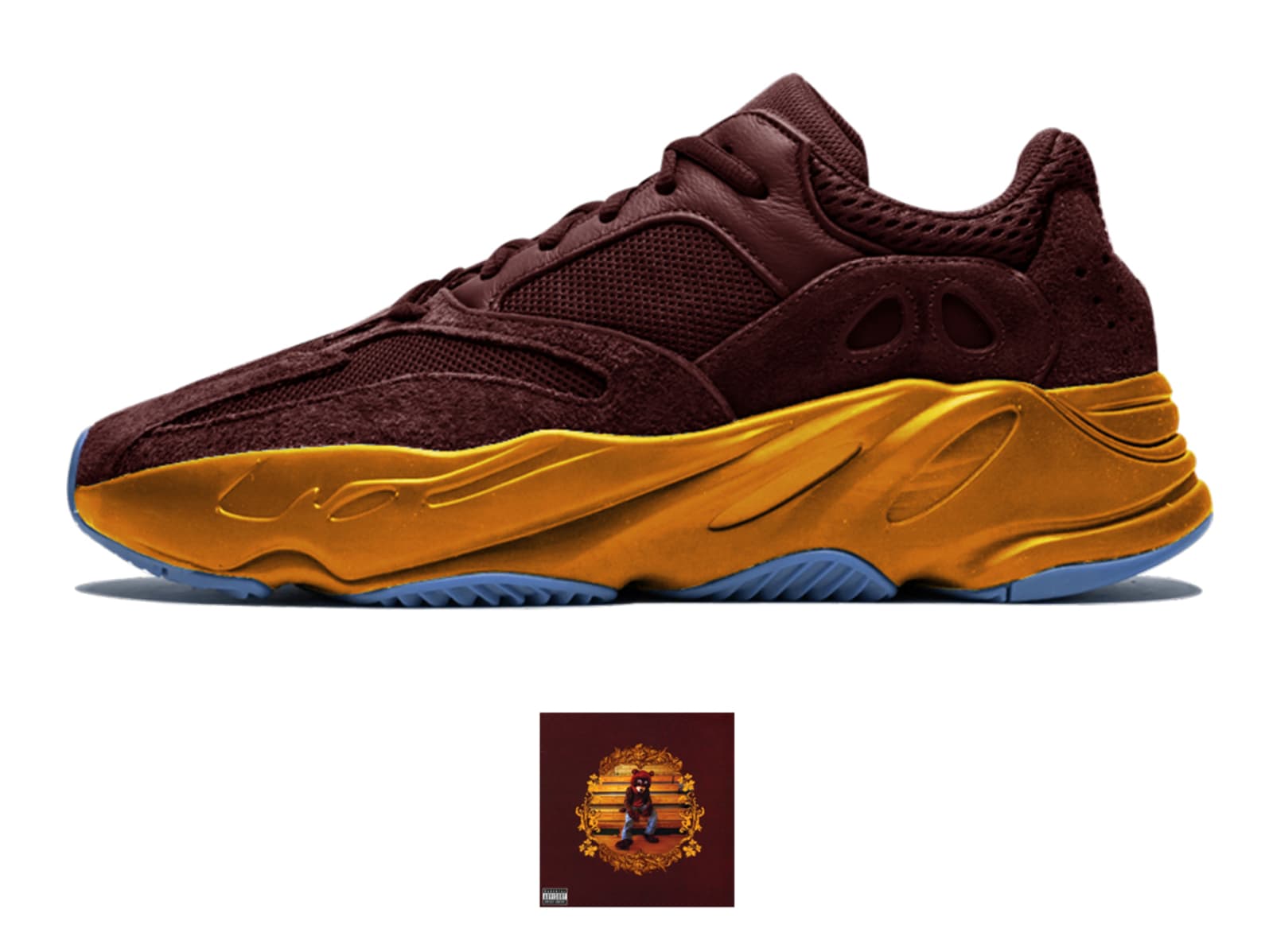 Yeezy 700 Bertemakan Album Kanye (College Dropout - Jesus is King ...