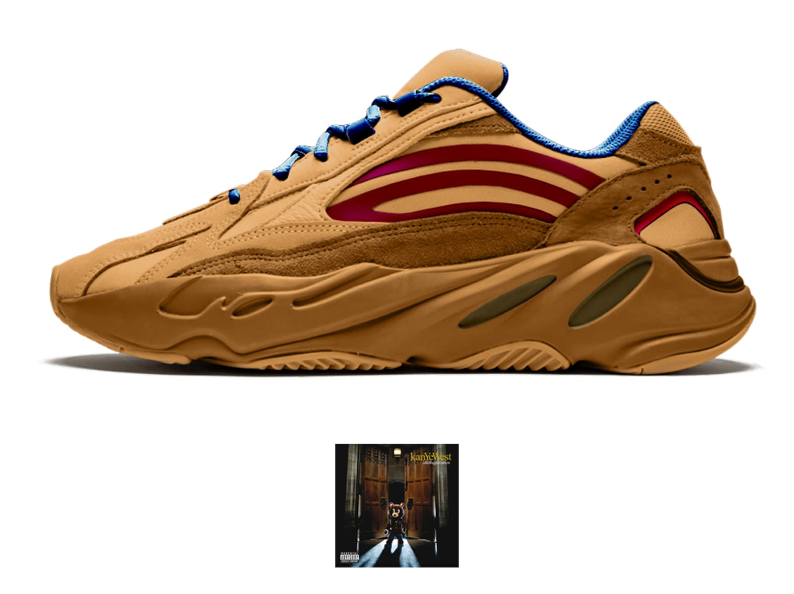 Yeezy 700 Bertemakan Album Kanye (College Dropout - Jesus is King ...