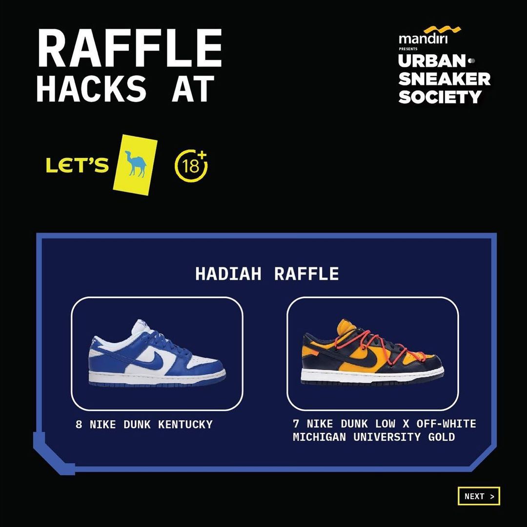 Urban Sneaker Society 2020, Ini Raffle yang Wajib Lo Ikutin - USS Feed