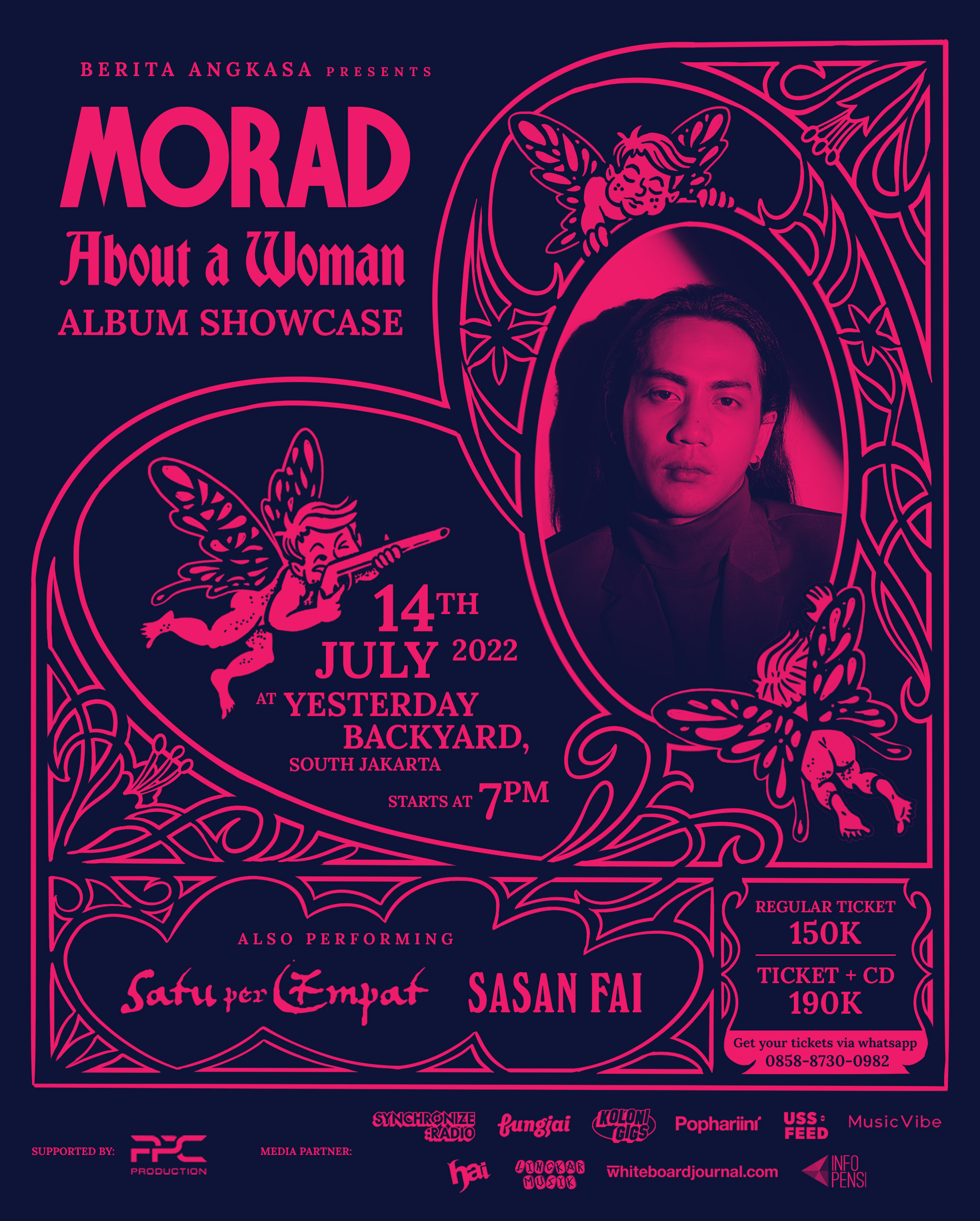 Morad Gelar Pesta Perilisan Debut Album "About a Woman" - USS Feed