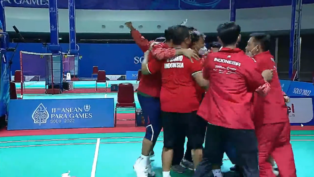 Tim Badminton Pria Sumbang Emas Pertama Indonesia di ASEAN Para Games 2022 - USS Feed