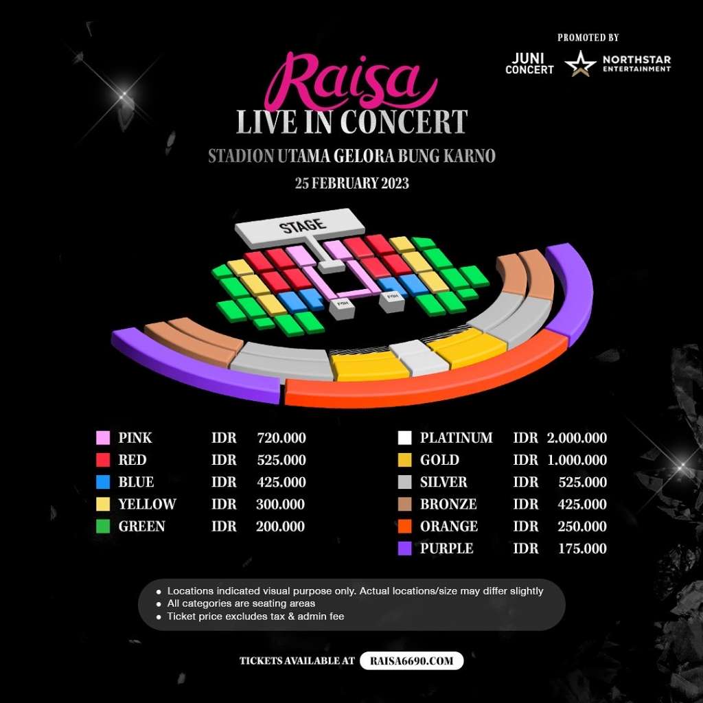 Penjualan Tiket Raisa Live in Concert Stadion Utama GBK Dibuka 30 ...